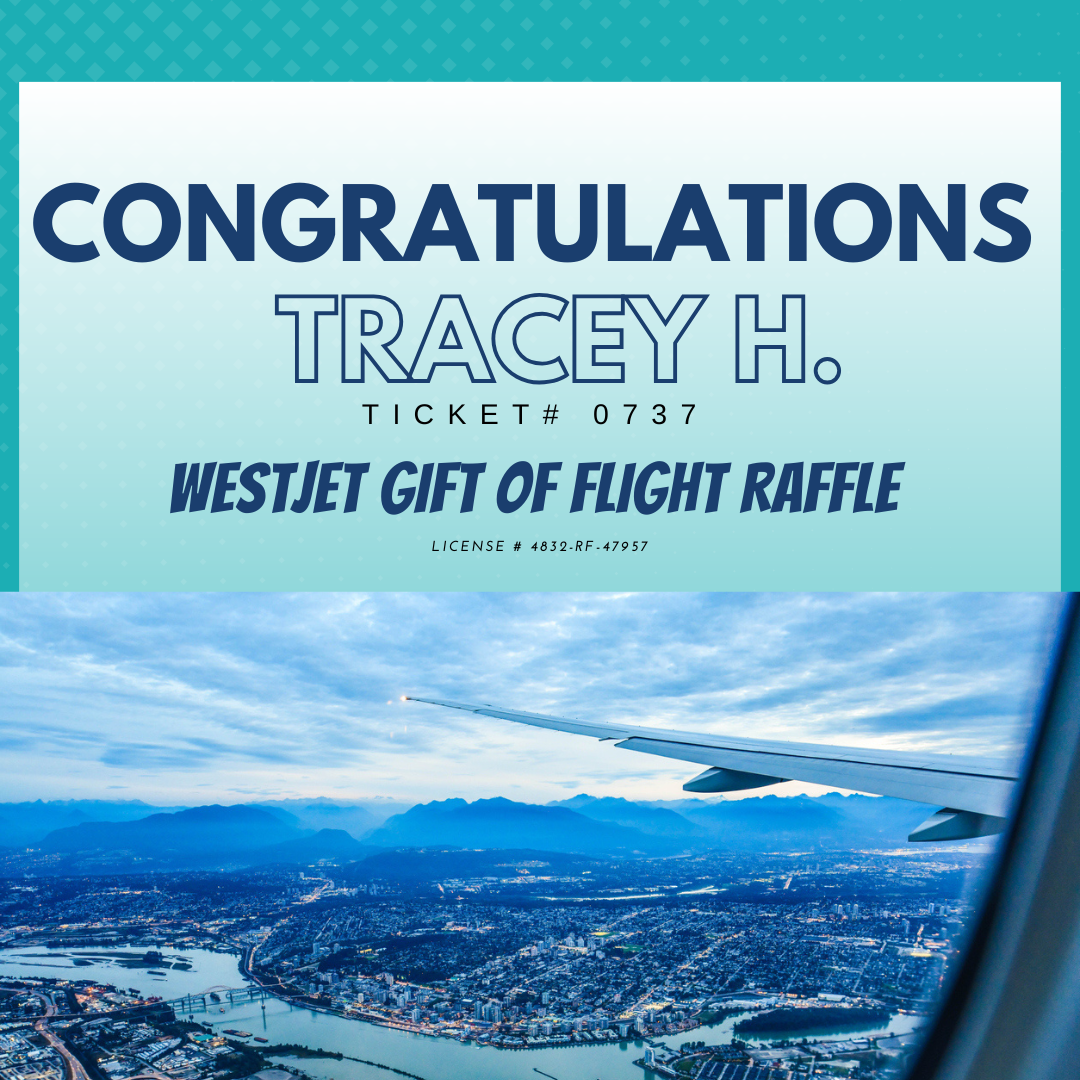 WestJet Raffle Winner | nacf.ca